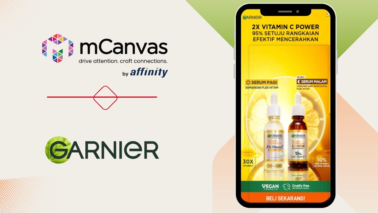 mCanvas Storytelling Ads | Garnier Complete Serum | Case Study | Indonesia - YouTube