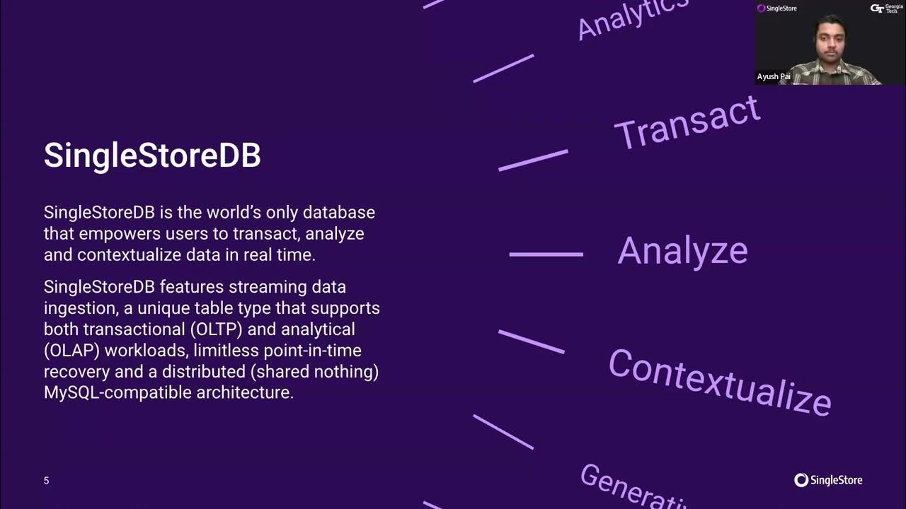Building Applications with Vector Databases | SingleStore Webinars - YouTube