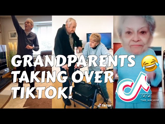 Funny Old People Line Dancing