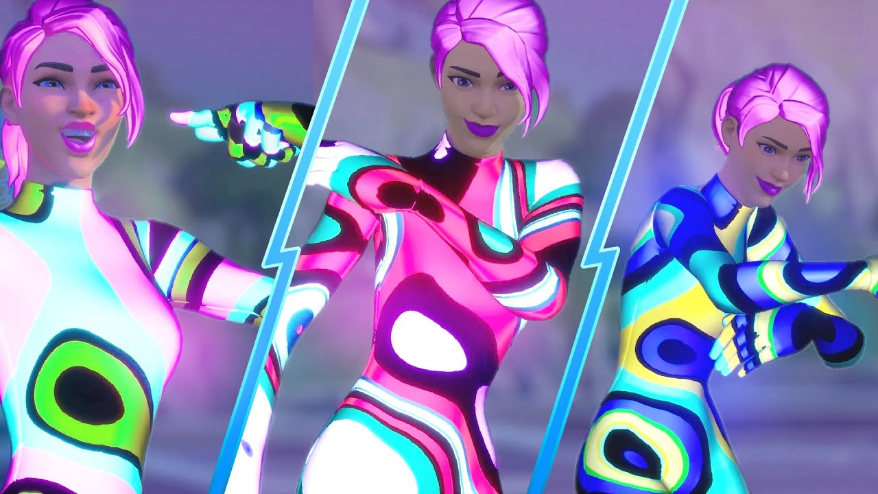 How the NEW NIGHTLIFE Outfit reacts to Music (Fortnite) - YouTube