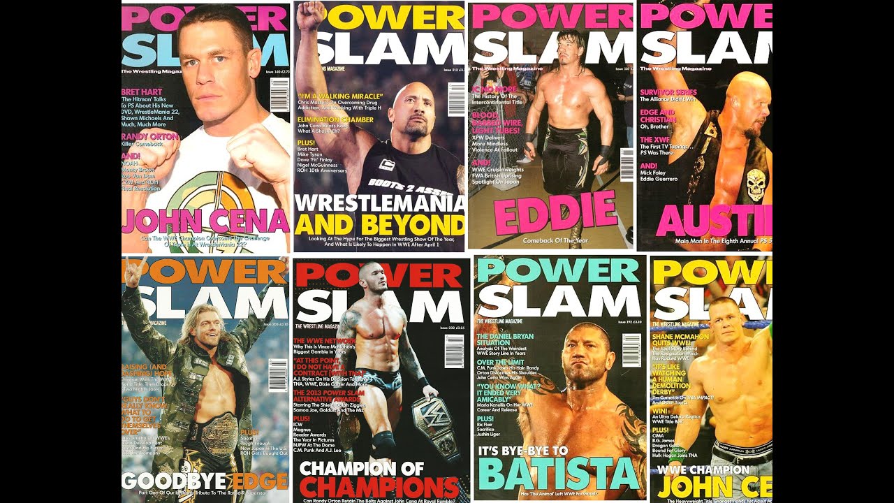 Power Slam Wrestling Magazines from the 2000s. #wwe #prowrestling - YouTube