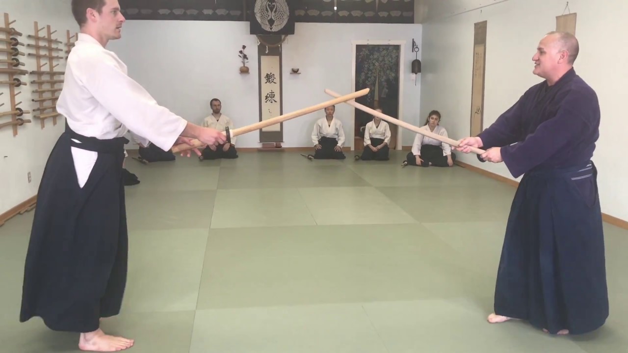 Aikido: Kumitachi - The Yielding Sword & The Entering Sword - YouTube