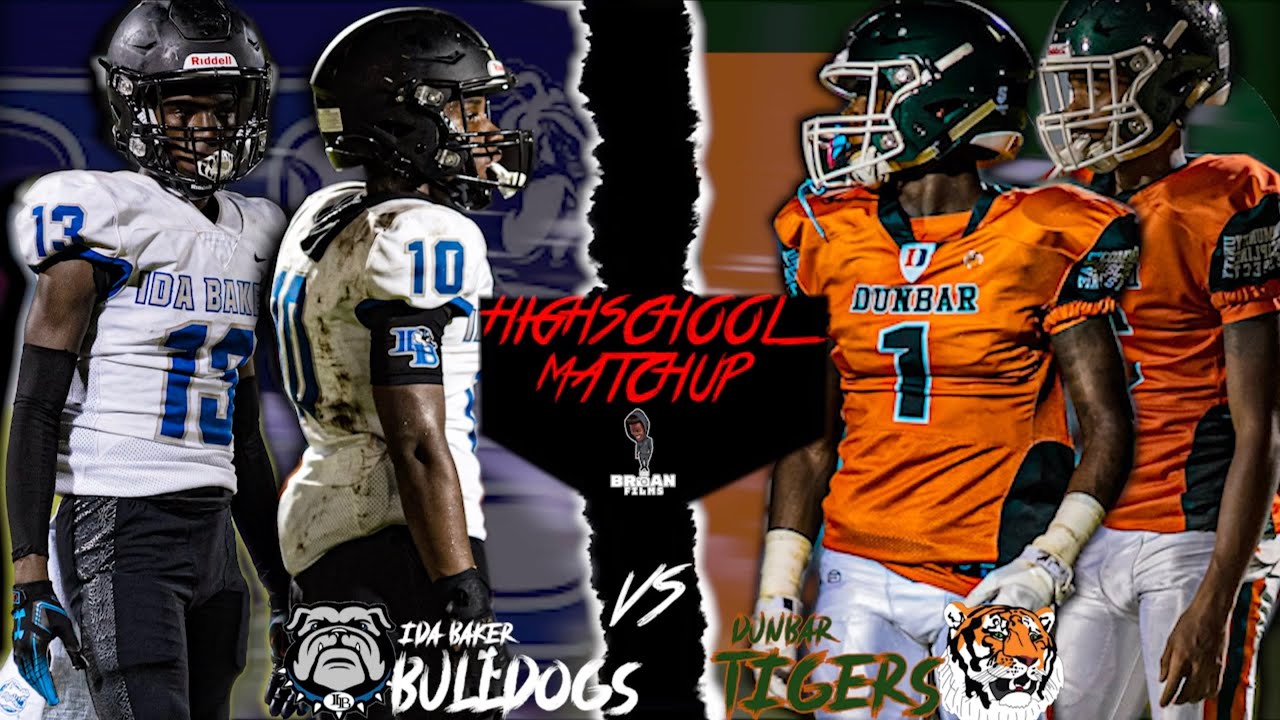 Dunbar Tigers Vs Ida Baker Bulldogs | LITTEST GAME OF WEEK 2😳🤯🔥 - YouTube