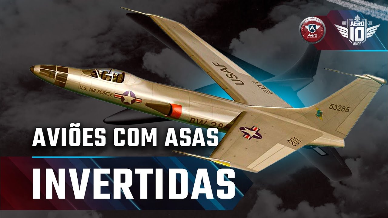POR QUE alguns AVIÕES tinham as ASAS INVERTIDAS? - YouTube