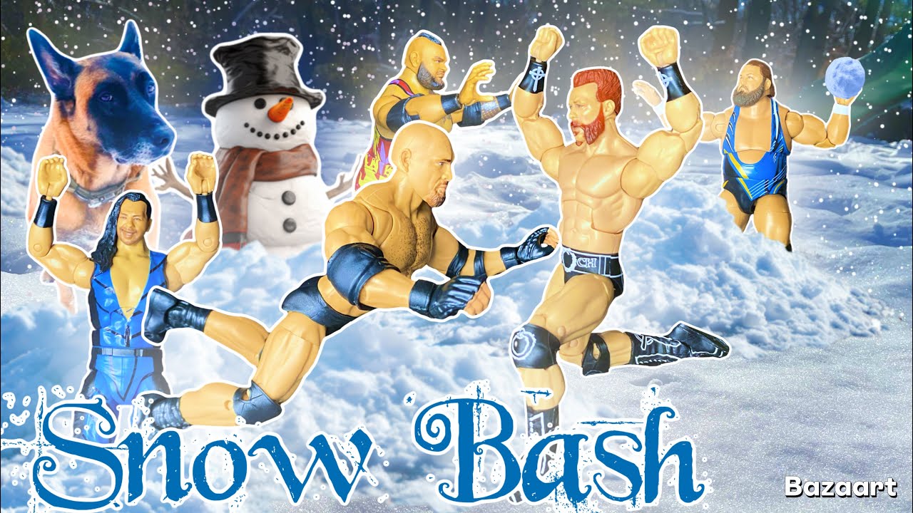 WWE Snow Bash Action Figure Championship Match! - YouTube