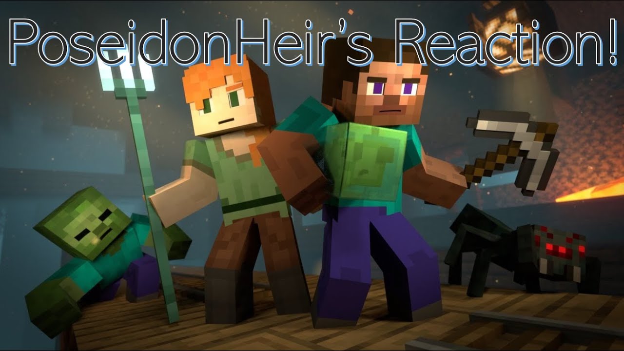 Reacting To "Mineshaft" By Black Plasma Studios (Minecraft Animation ...