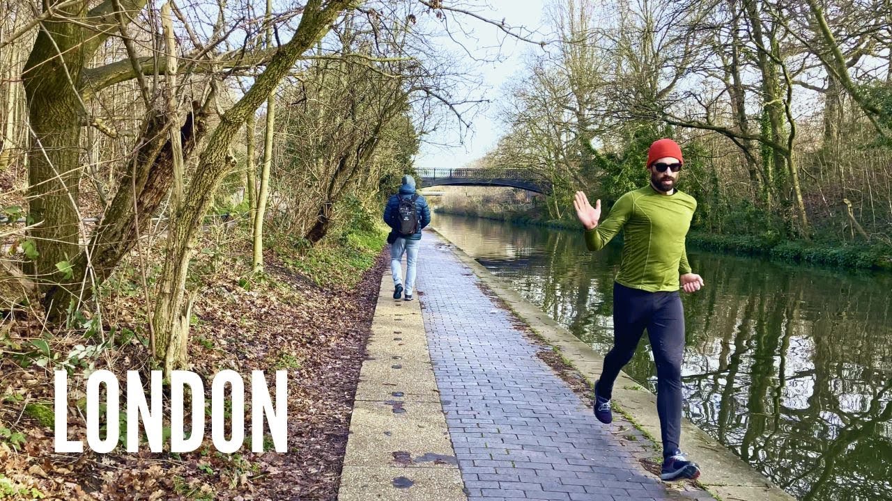 Regents Canal Walk London | Calm Winter Walk along the Canal | London ...