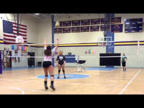 Allegra Carson volleyball skills video (OH/OPP 2015) - YouTube