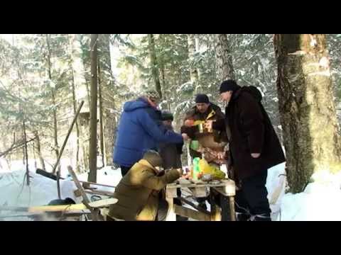 Ночевка в зимнем лесу 2015 - Overnight in the winter forest