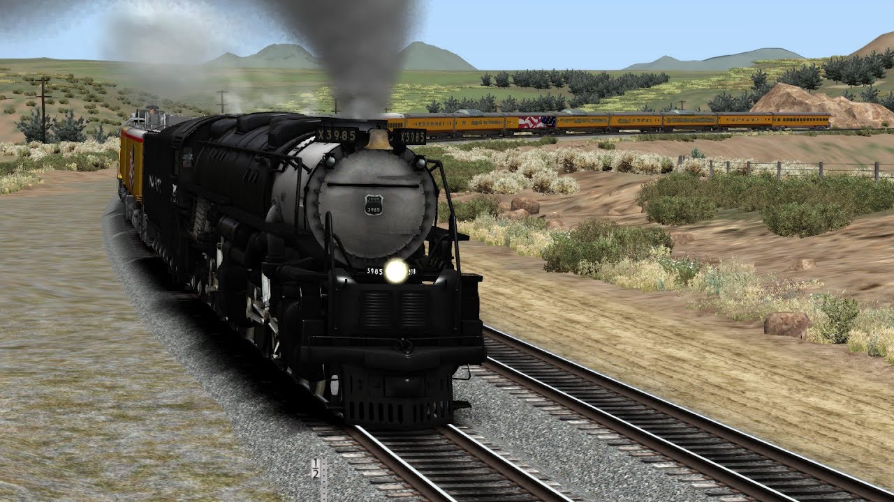 Train Simulator 2020, Union Pacific 3985 - YouTube