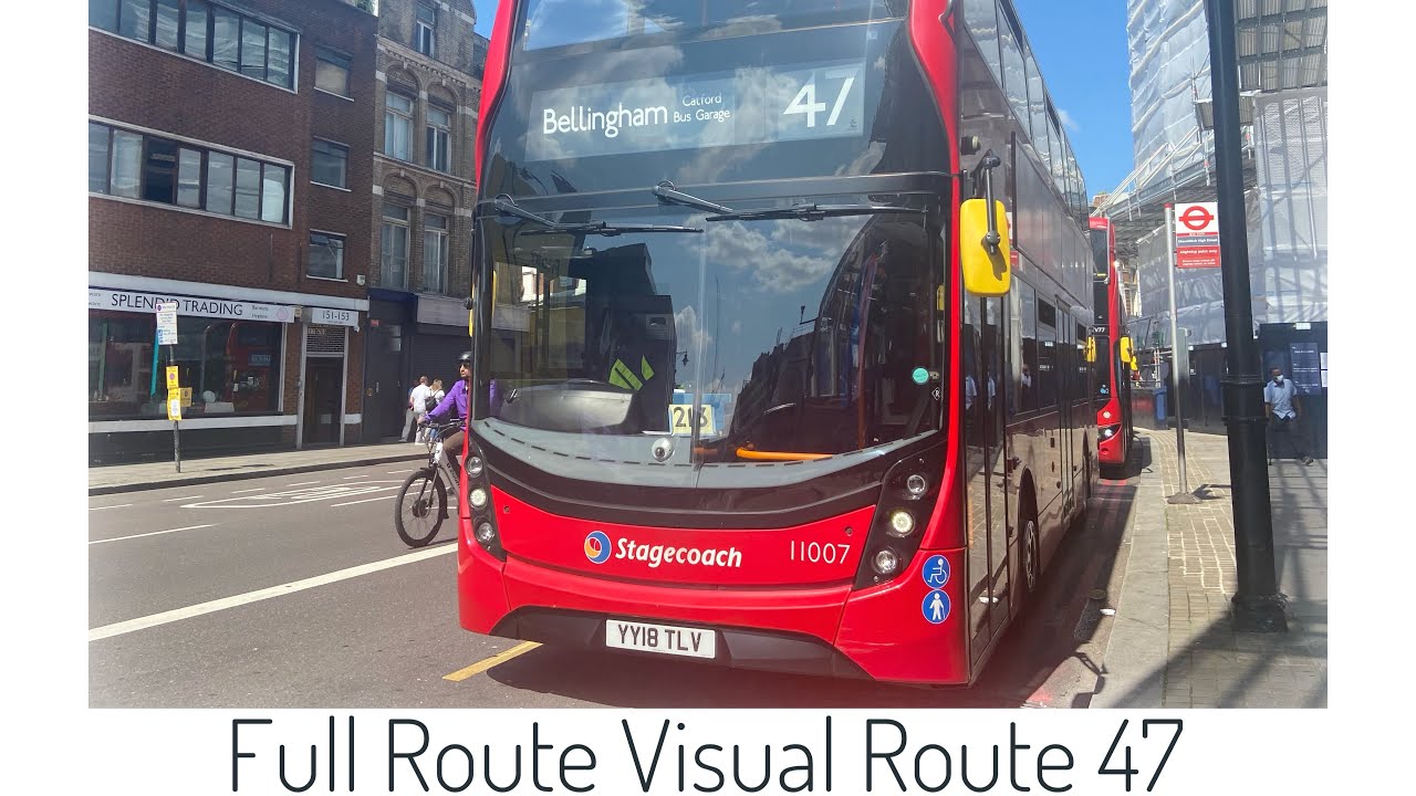 New Editor + Intro | Full Route Visual | Stagecoach Route 47 | 11007 ...