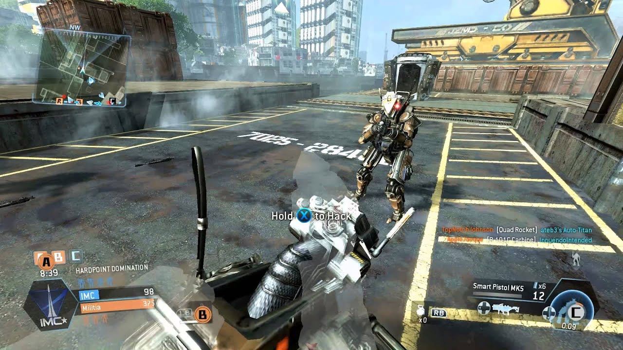 Titanfall Beta -HACKING SPECTRE- Multiplayer Gameplay High settings ...