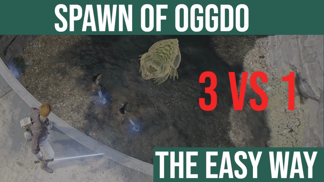 Spawn of Oggdo the EASY way in STAR WARS Jedi: Survivor - YouTube