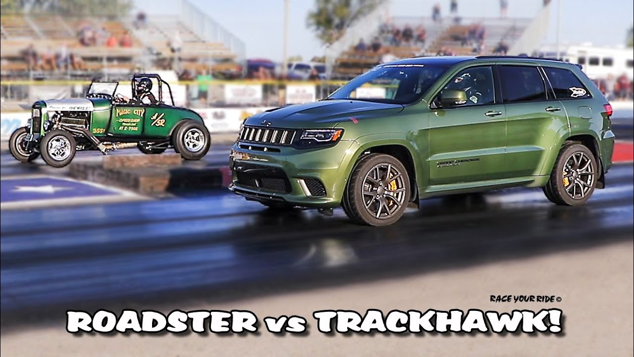 OLD SCHOOL VS HIGH TECH! '28 FORD MODEL A SBC VS 2020 JEEP TRACKHAWK ...
