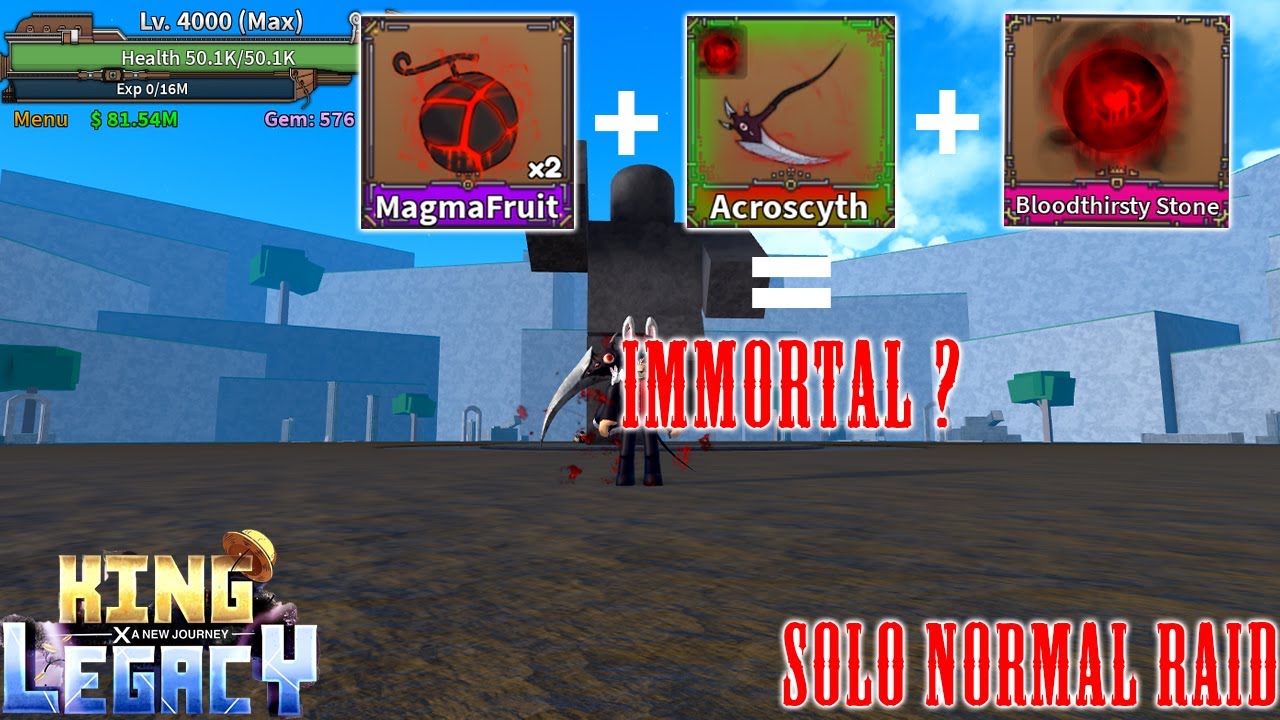 Solo Normal Raid - King Legacy (Full Gameplay) - YouTube