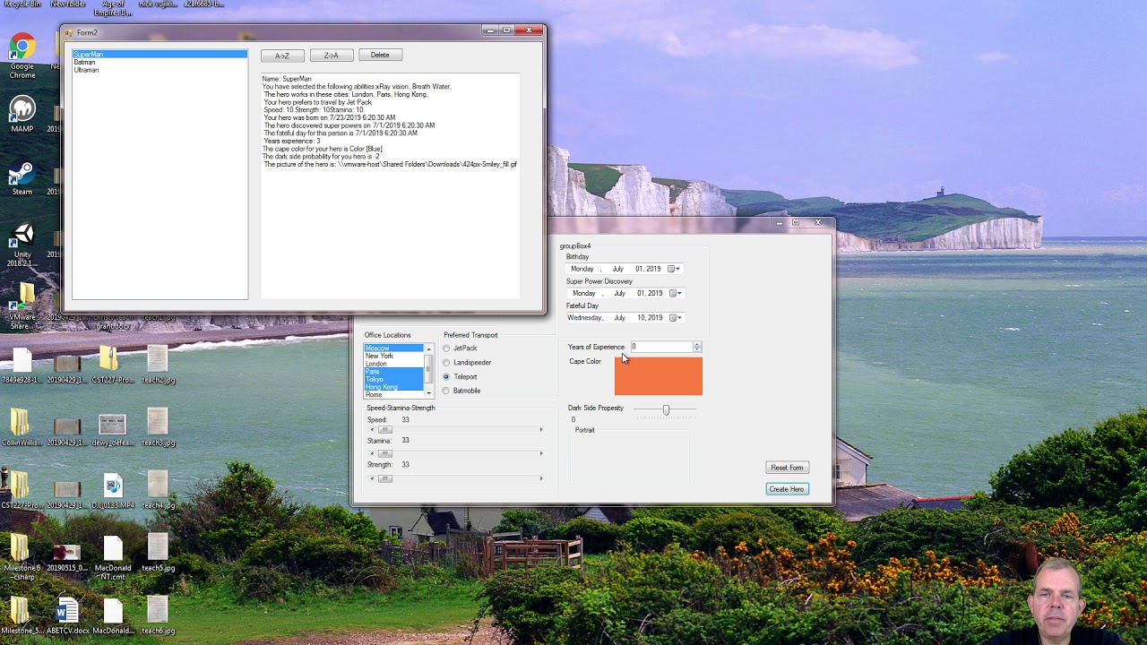 C# avatar maker 00 tutorial for GUI controls - YouTube