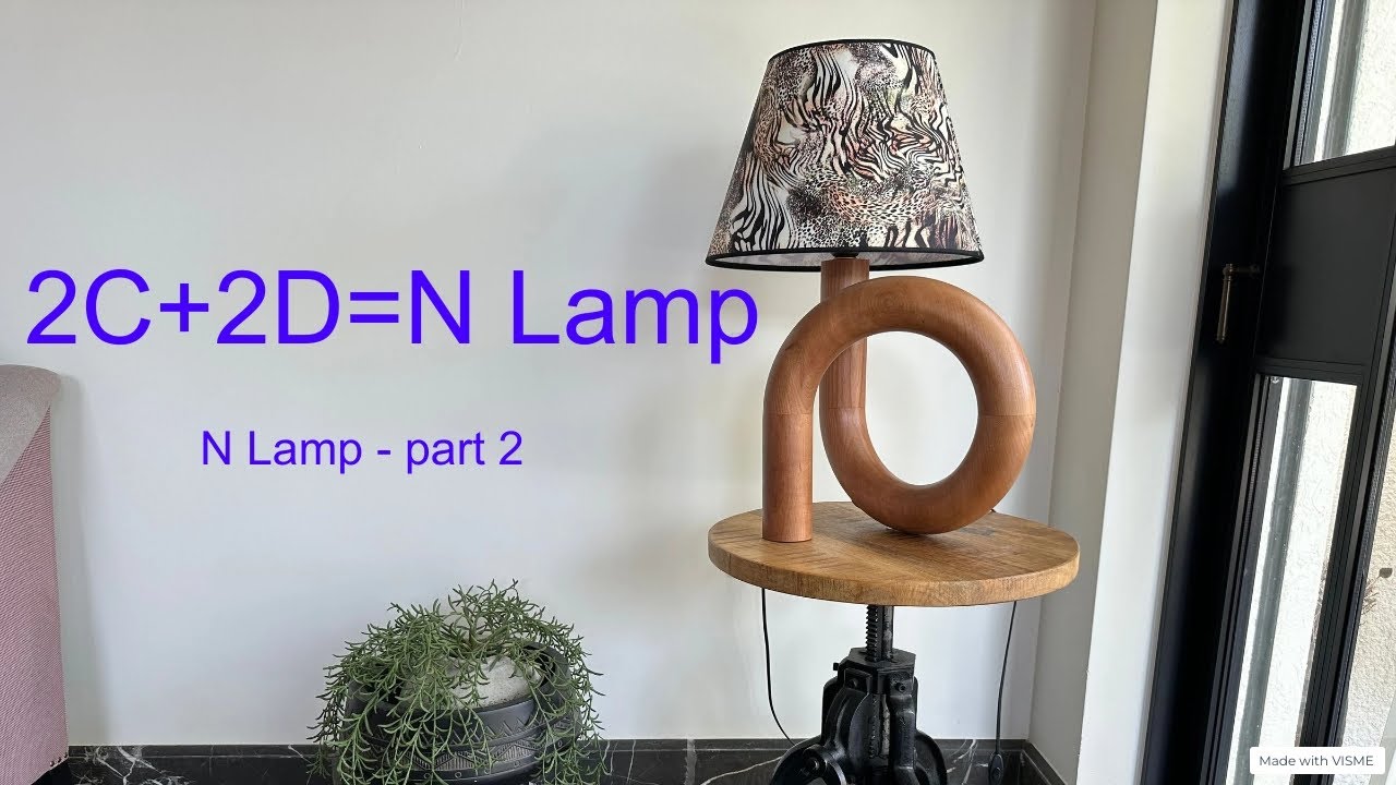 N - Shaped table Lamp, Part 2 - YouTube