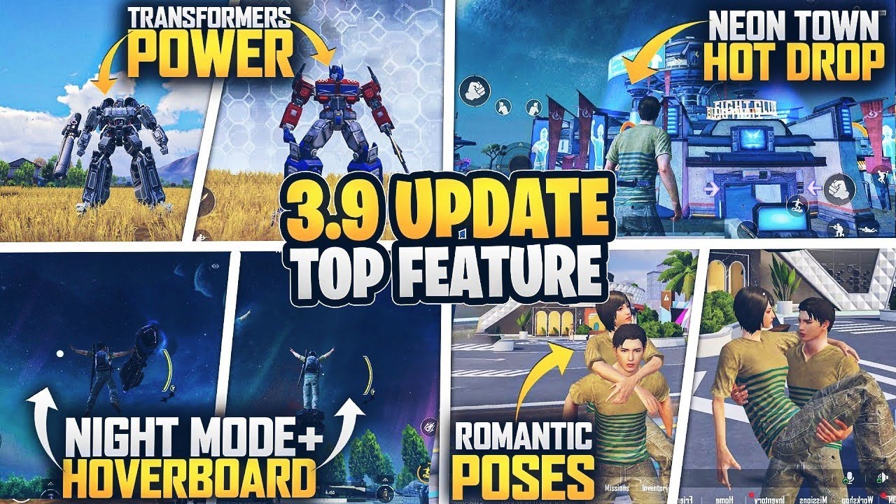 PUBG BGMI Transformers 3.9 UPDATE - YouTube