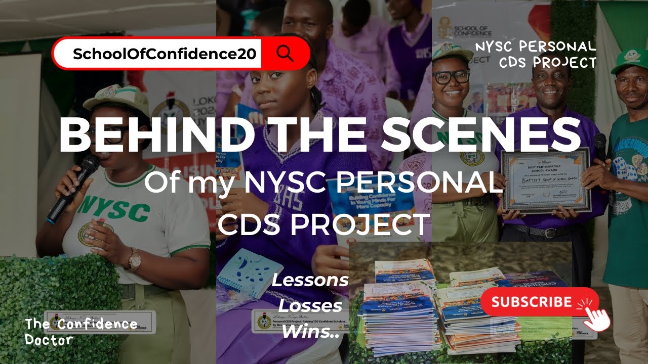 Behind the scenes of my NYSC PERSONAL CDS PROJECT (Lessons, losses ...