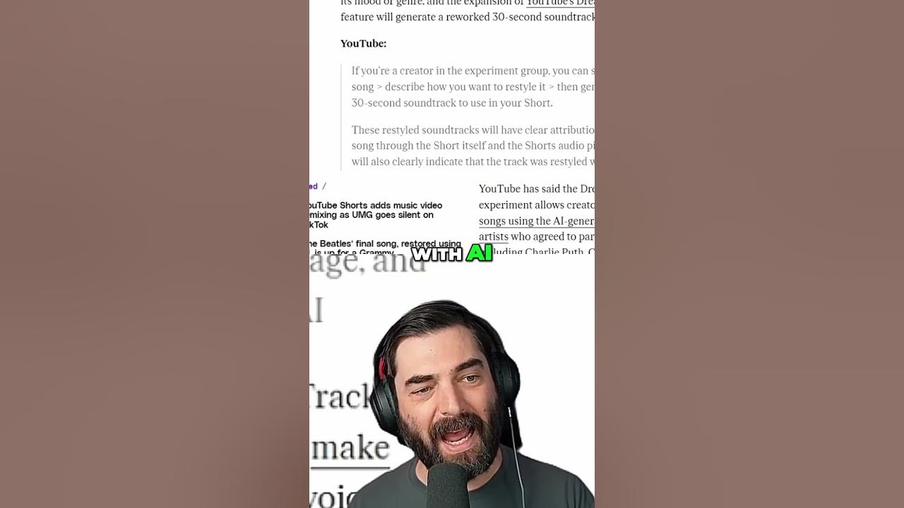 YouTube's NEW AI Music Remix Feature Explained! - YouTube