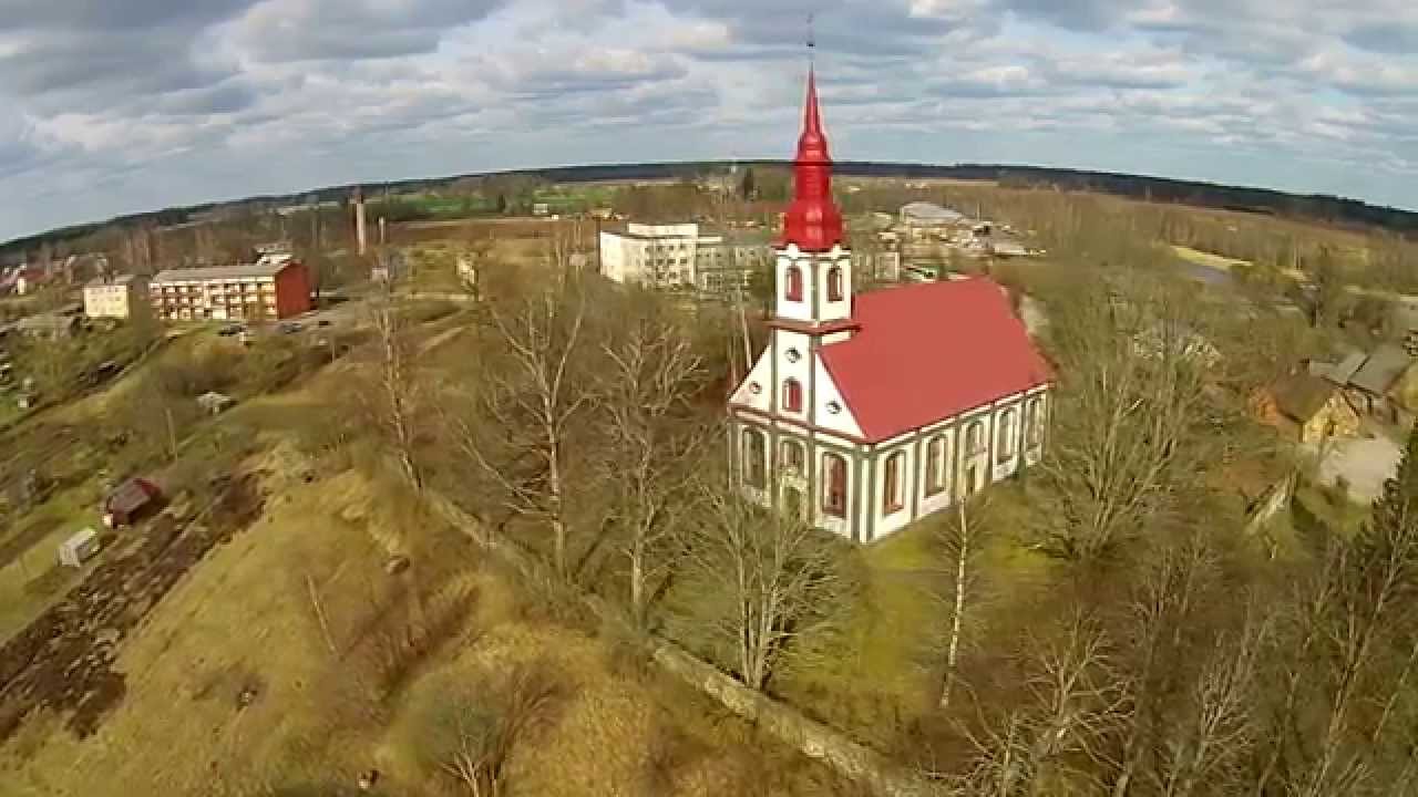 Lēdurga no putna lidojuma - lidkamera.lv - YouTube