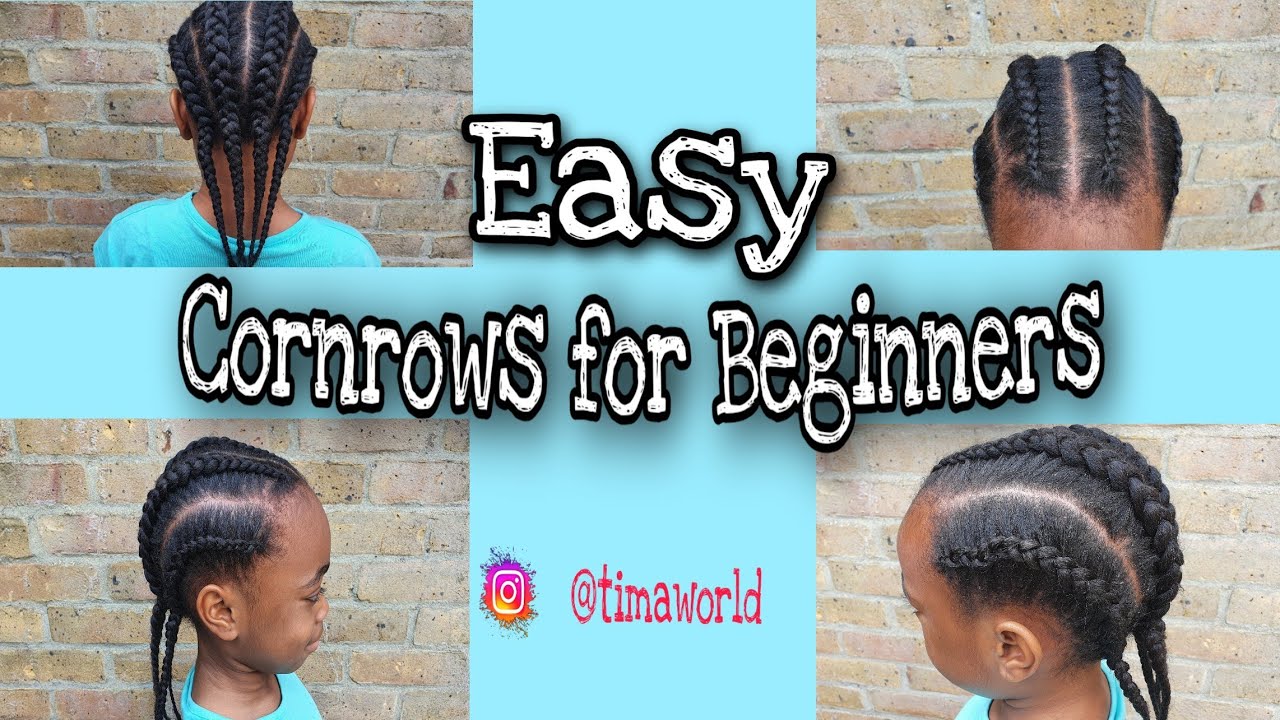 Cornrows For Beginners - YouTube