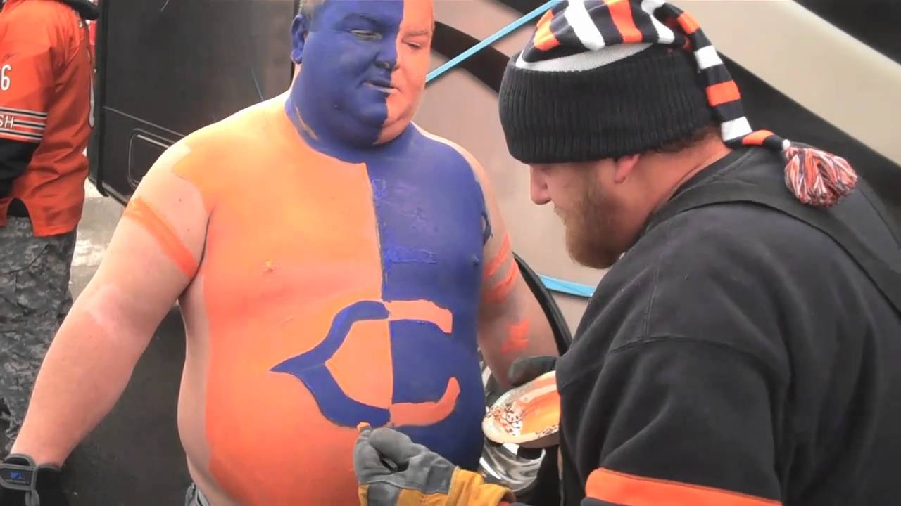 Detroit Lions Body Paint