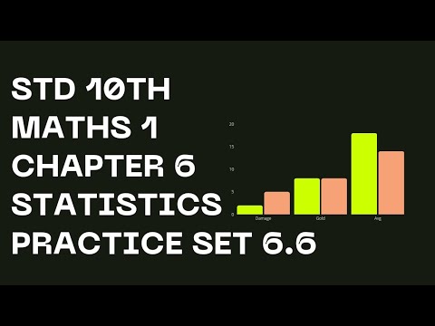 Std 10th Maths 1 Chapter 6 Statistics Practice set 6.6 #maths #Maharashtra board - YouTube