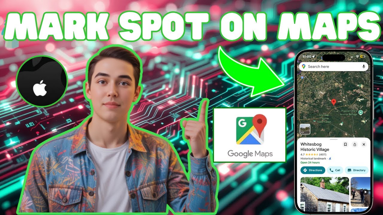 How To Mark A Spot On Google Maps | Location Saving (2025) - YouTube