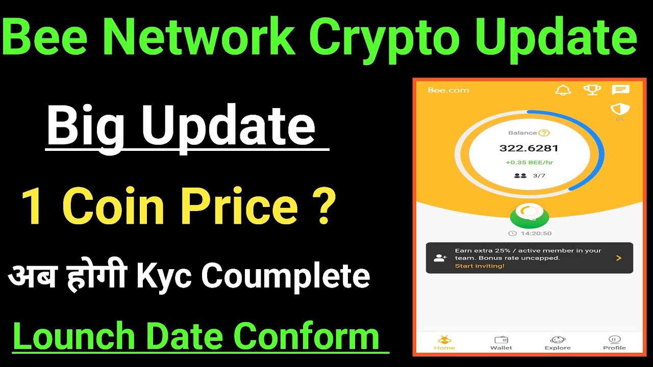 BEE network full details || Best Mining App for Bee coin - YouTube