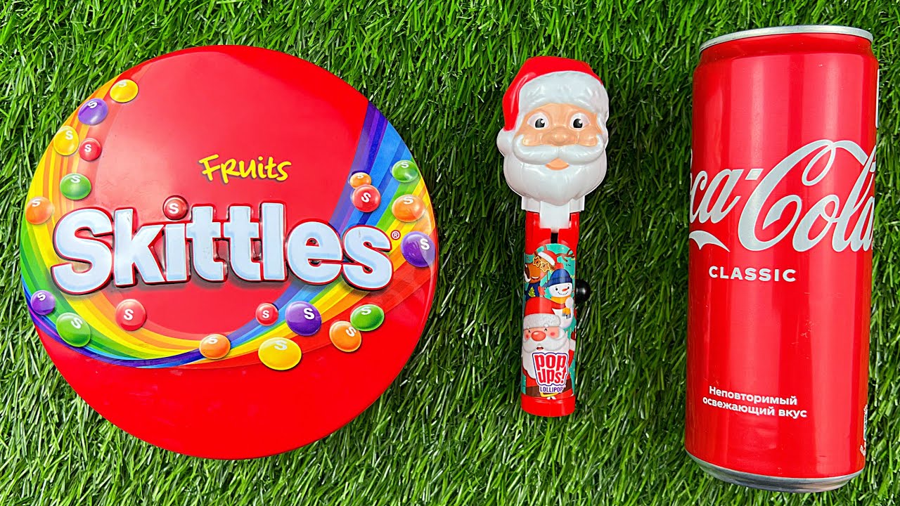 Satisfying Video | Unpacking 1 Rainbow Skittles Containers with Color ...