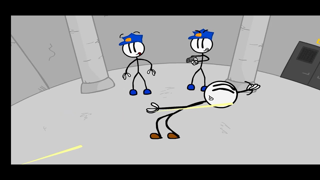 stickman escaping the prison # like and subscribe please 😊 - YouTube