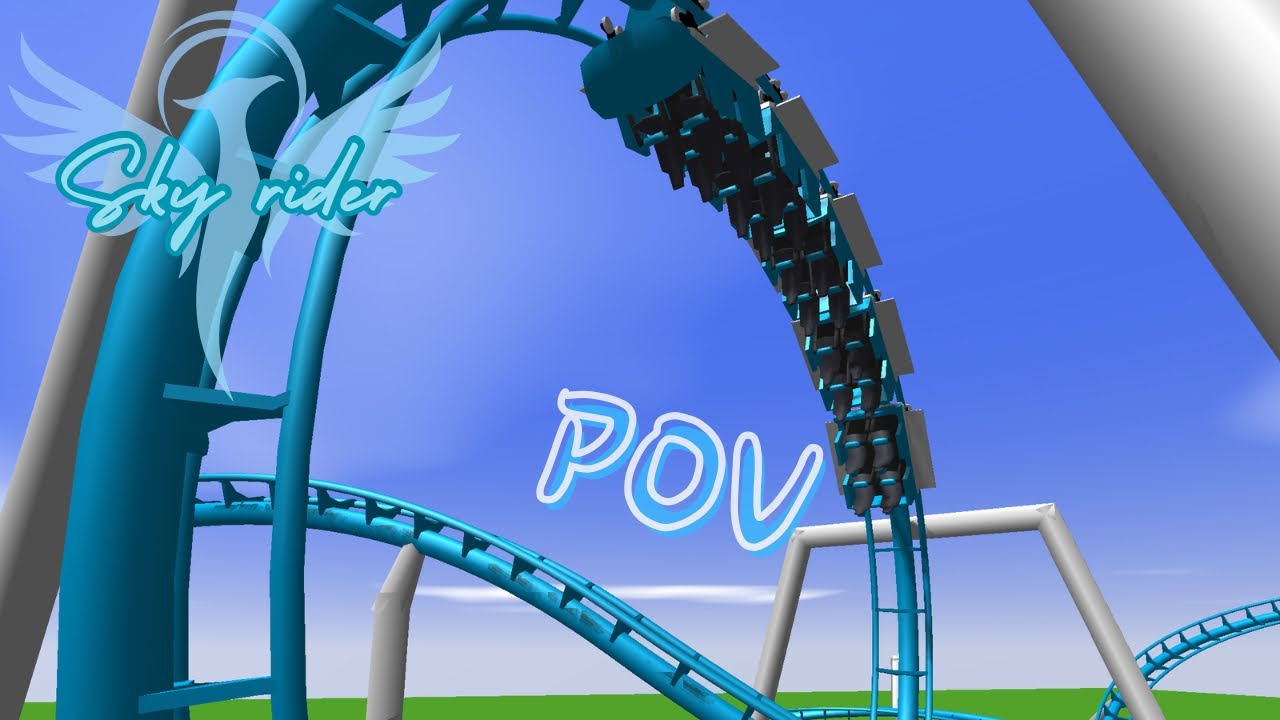 Sky rider POV (UC2) unique premier rides LIM launch coaster - YouTube