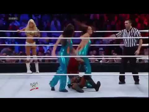 WWE BELLA TWINS STINKFACE KELLY FINISHER
