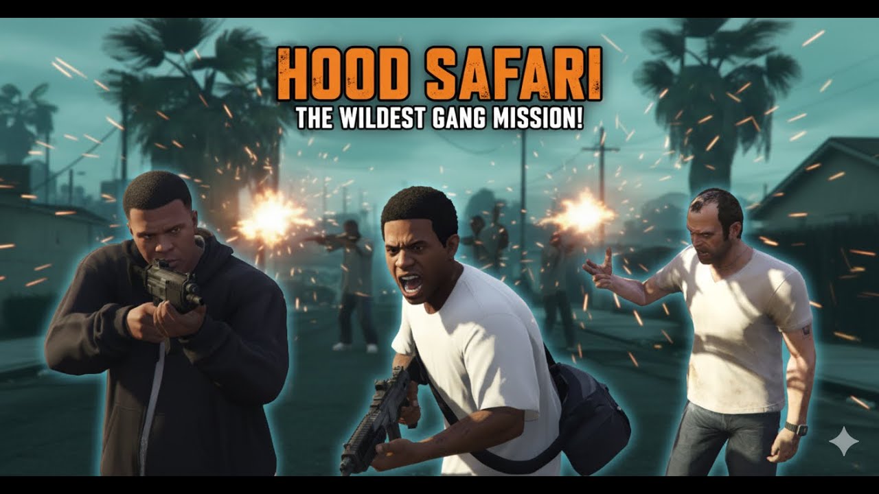 The Wildest Gang Mission in GTA 5! 🔥😱 | Hood Safari Mission Explained ...