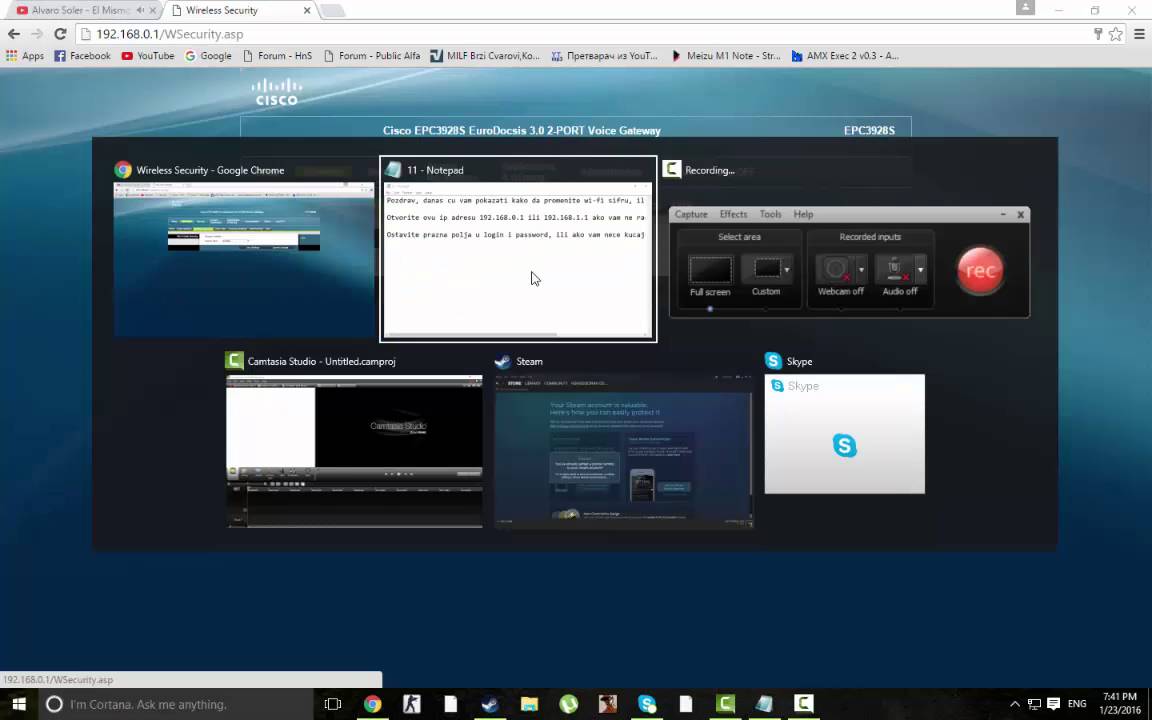 Kako promeniti WI-FI sifru ili Ime na SBB D3 ruteru - YouTube