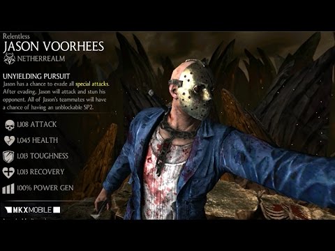 MORTAL KOMBAT X MOBILE - Early Access RELENTLESS JASON VOORHEES ...