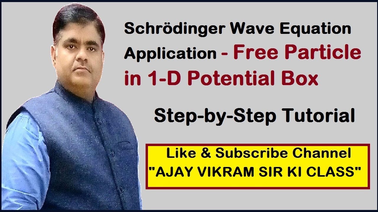 Free Particle in a Box- Application of Schrodinger Wave Equation - YouTube