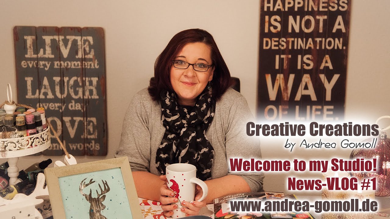 【Cre8tiveCre8tions】 Welcome to my Studio ... #1 - YouTube