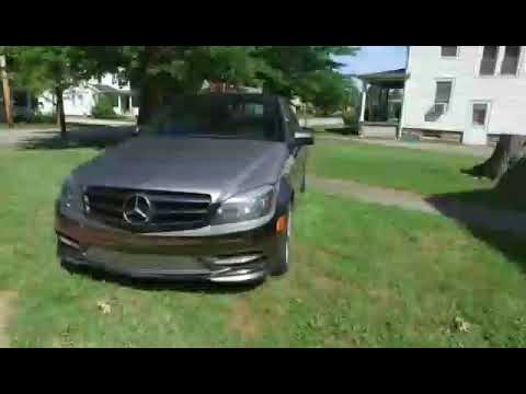 Mercedes Benz C300 black chrome wrap project(1) - YouTube