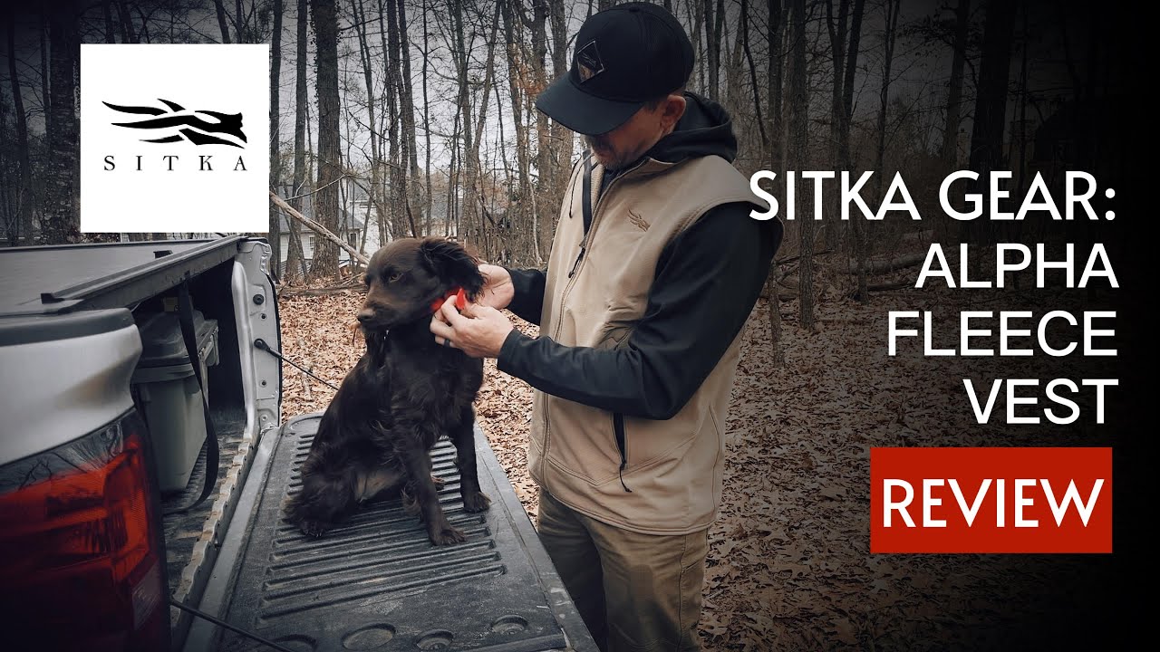 🔥 New Sitka Gear Alpha Fleece Vest Review! 🔥 - YouTube