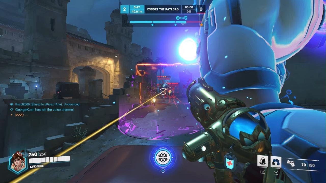 Overwatch 2 wall into ult - YouTube