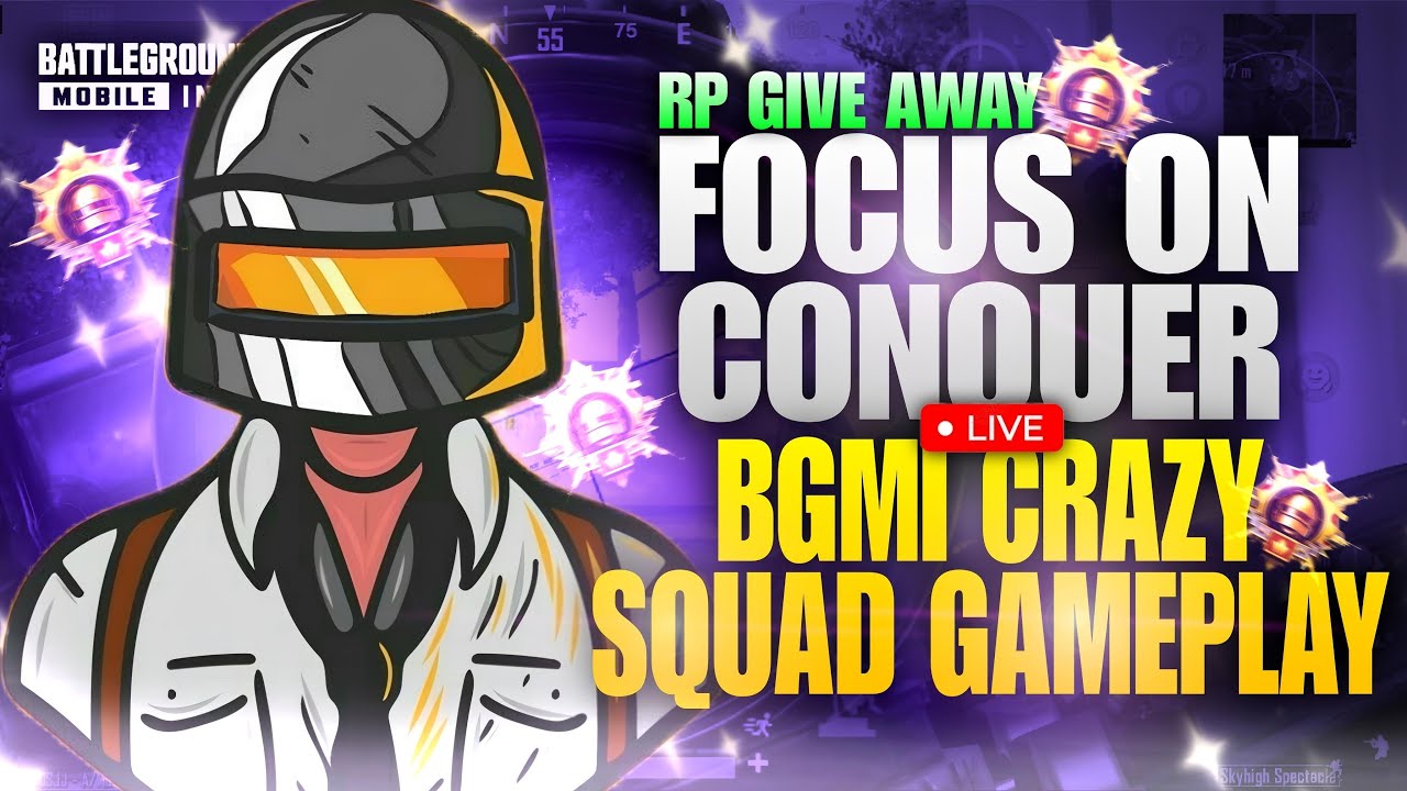 Buddiesee⚡️New Glacier Account With Crazy Squad,Road To Conquer | BGMI Malayalam Live ...