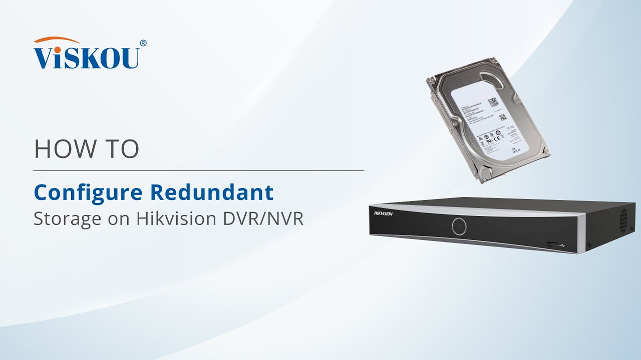 HOW TO: Configure Redundant Storage on Hikvision DVR/NVR - YouTube