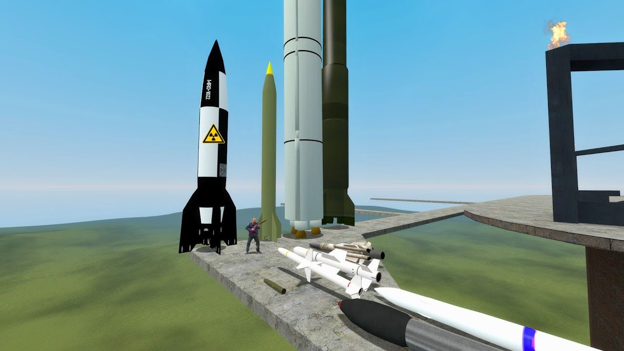 ALL NEW THE NUKES AND ATOMIC BOMBS AND MISSILES ARE HERE in GMod☠️ ...