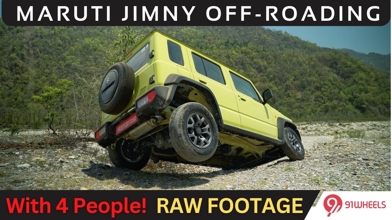 Maruti Jimny 5-door Off Roading Video || Raw Footage With Engine ...