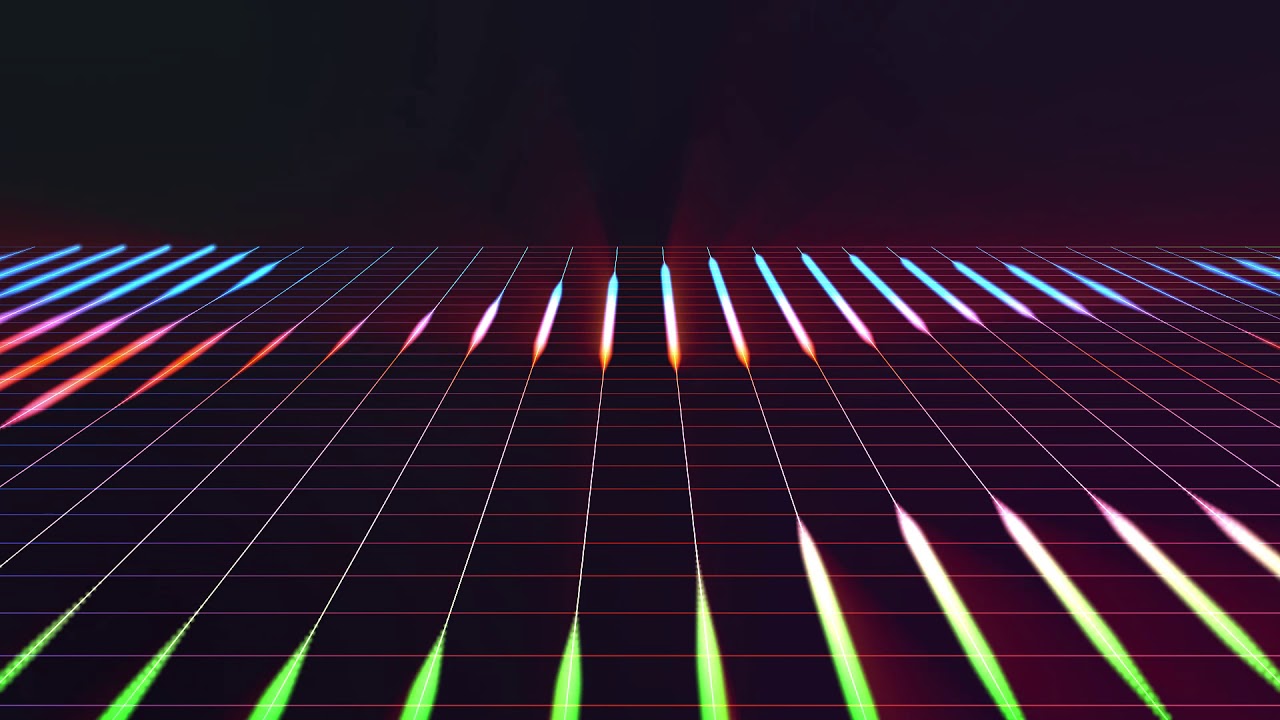 Retro Grid Background - Free Motion Background - YouTube