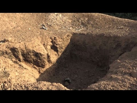 Tote IS-Kämpfer: Per Bulldozer ins Massengrab