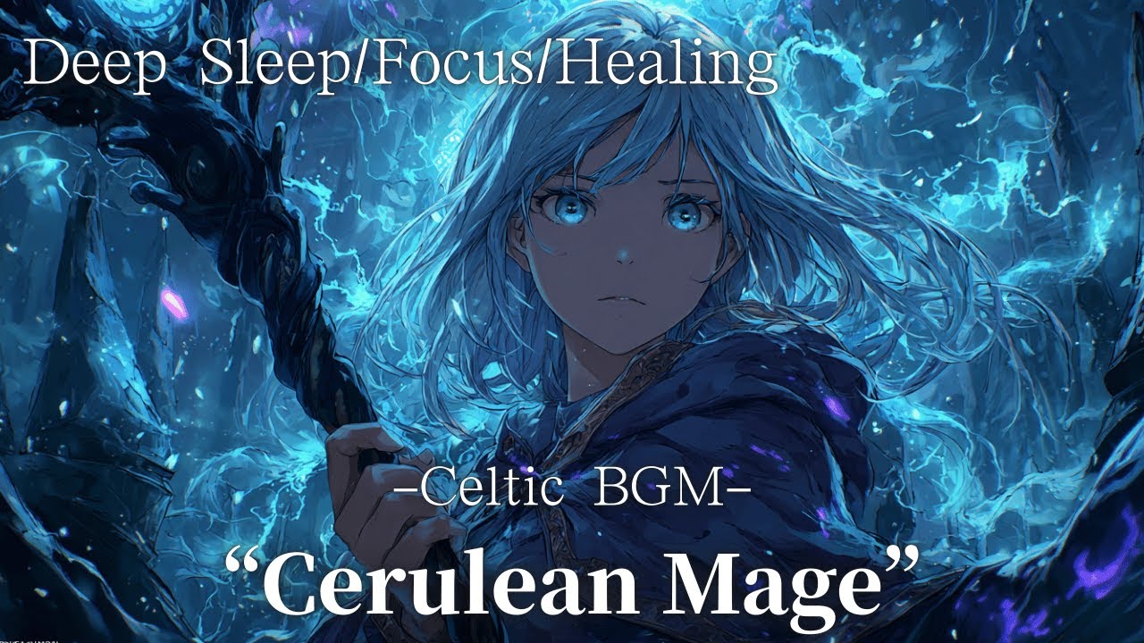 【Chill BGM】“Cerulean Mage”– A Witch’s Tale with Celtic Music for Deep ...