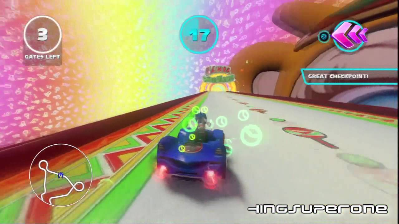 Sonic & All-Stars Racing Transformed: Sunshine Slide (Drift Challenge ...
